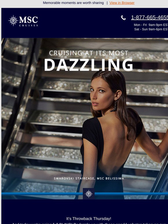 MSC Cruises: Memorable moments are worth sharing: Cruising At It's Most ...