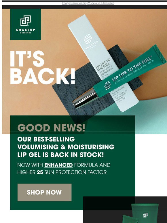 Shake Up Cosmetics: FINALLY! Lip Life To The Full lip gels are back in ...