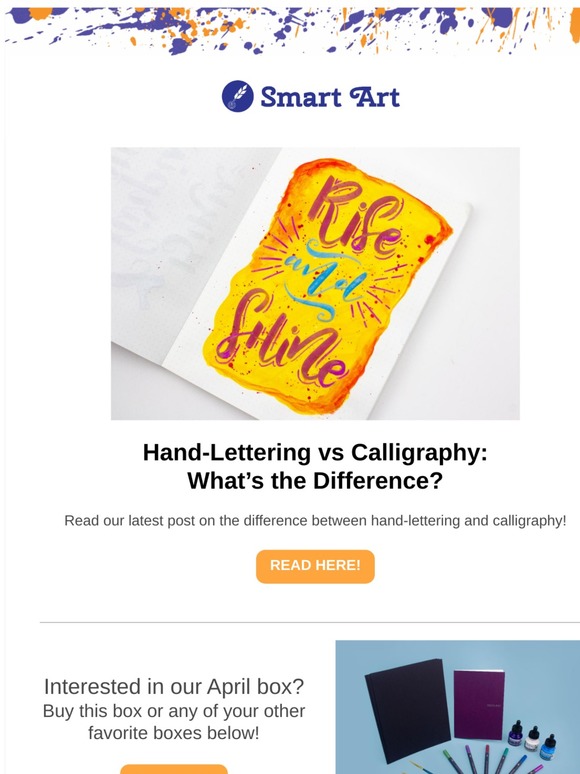 Muse Kits: Hand-Lettering vs Calligraphy: What’s the Difference? | Milled