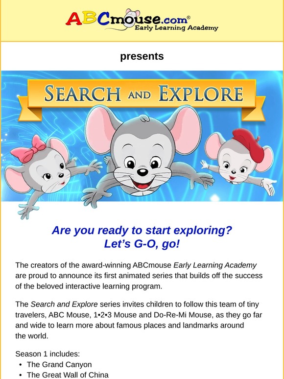 ABCmouse: Announcing ABCmouse's New Animated Series! | Milled