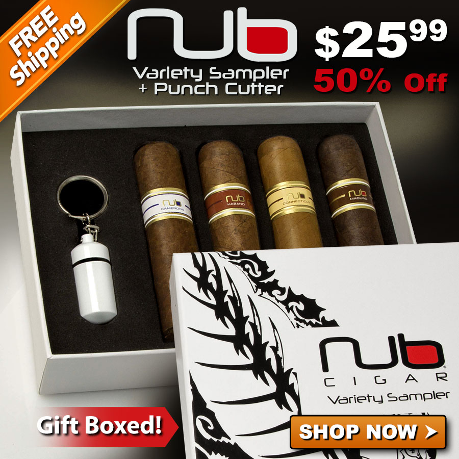 Cigar Place: FINAL HOURS: Nub Variety Sampler is now 50% Off! Gift Set ...