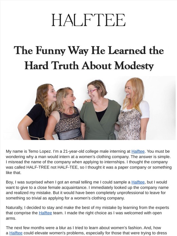 Halftee: Really Funny Story About Modesty 😂 | Milled