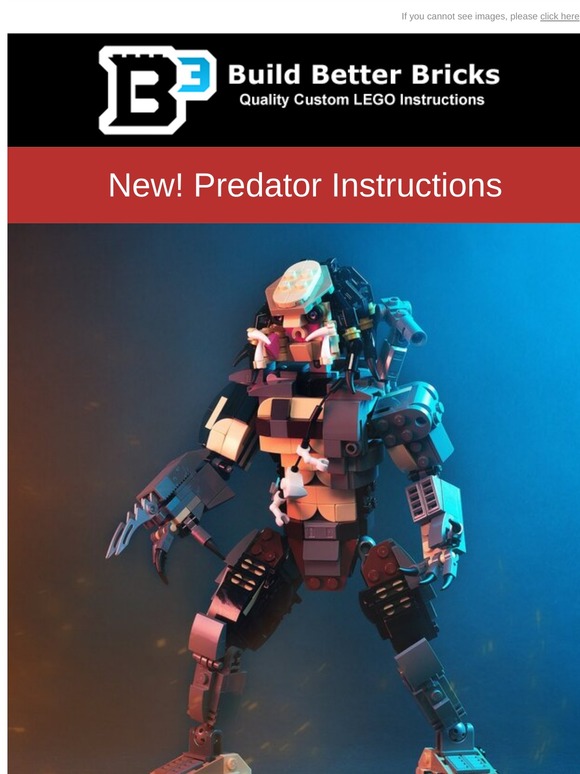 Build Better Bricks: New Instructions - LEGO Predator Now Available ...