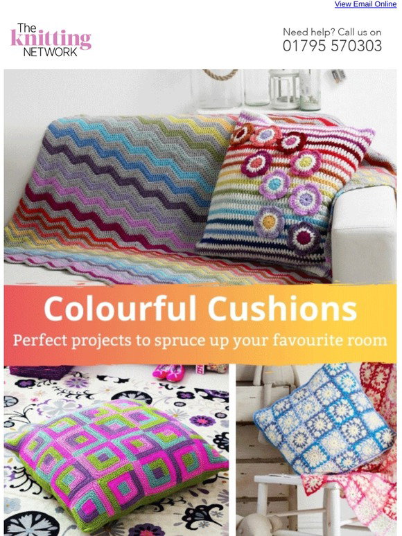 Knitting Network: Two FREE Patterns, Huge Yarn Savings + Cushion Covers ...