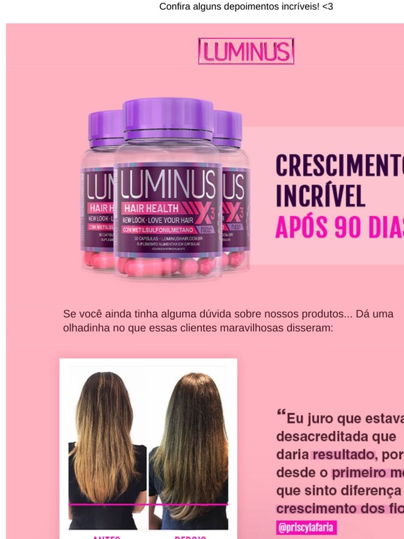 Luminus Hair: Veja o que elas dizem sobre os produtos Luminus! | Milled