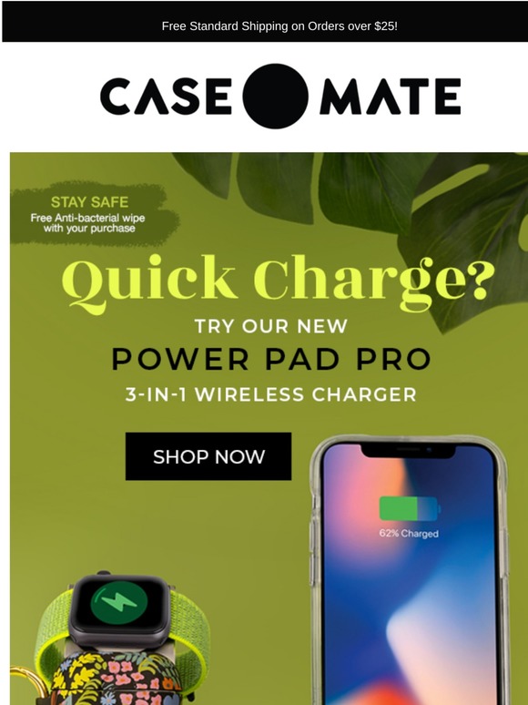 Case-Mate: Introducing our Power Pad Pro 3-in-1 Wireless Charger! | Milled