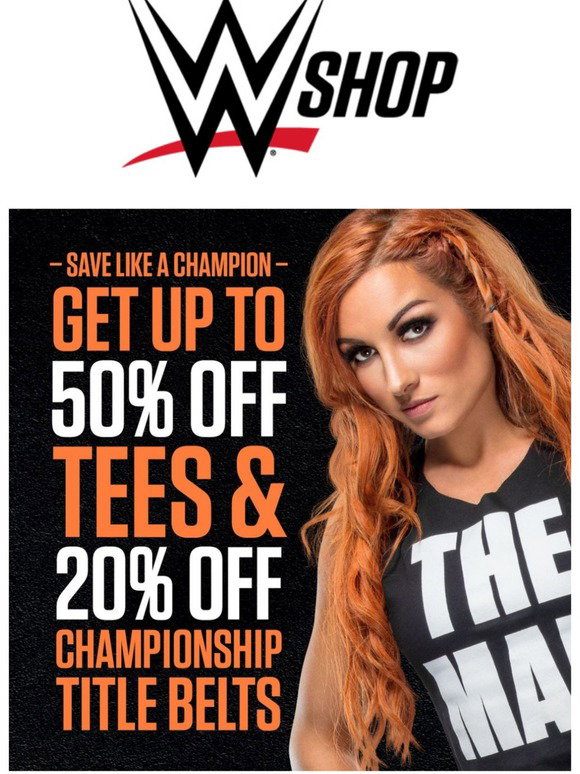 WWE: ☆ Congratulations! Up to 50% Off Inside | Milled