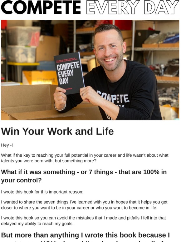 Compete Every Day: I Can't Believe It's Finally Here! 📙 | Milled