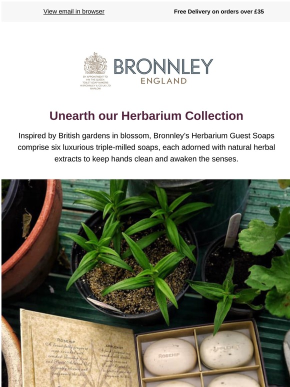 Bronnley: Unearth our Herbarium Collection | Milled