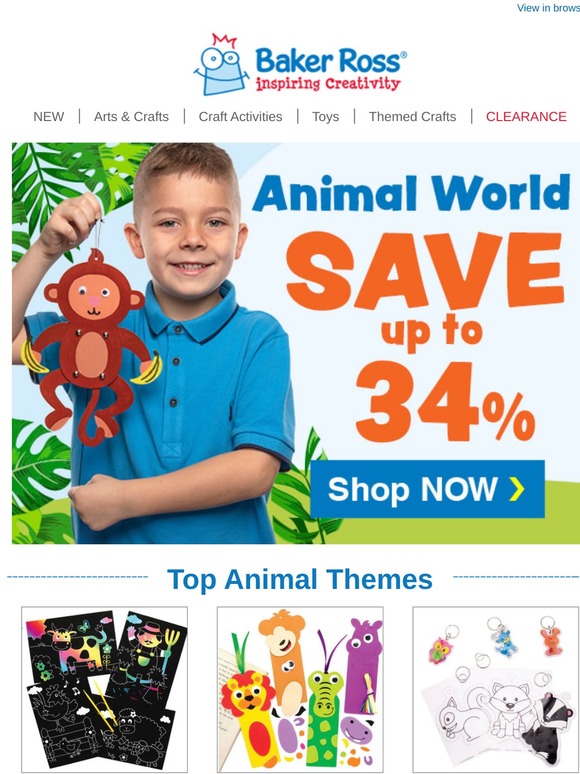 Baker Ross: How to inspire children with our Animal Themed Crafts | Milled