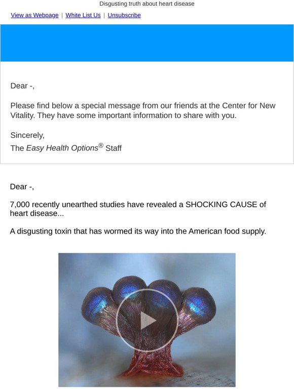 Easy Health Options: Disgusting truth about heart disease | Milled