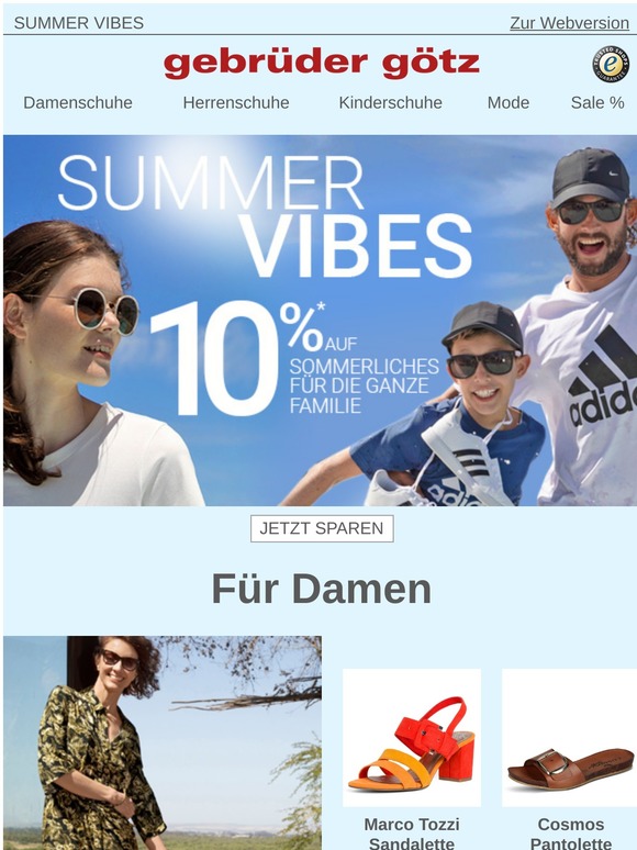 Gebrüder Götz: SUMMER VIBES: Sommerliche Artikel um 10% reduziert! | Milled