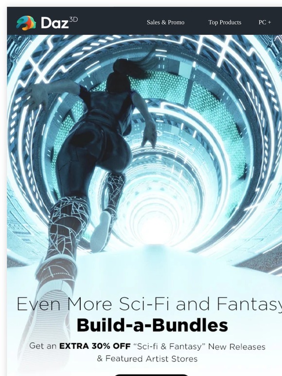 DAZ 3D: Even More Sci-Fi and Fantasy Build-a-Bundles | Milled