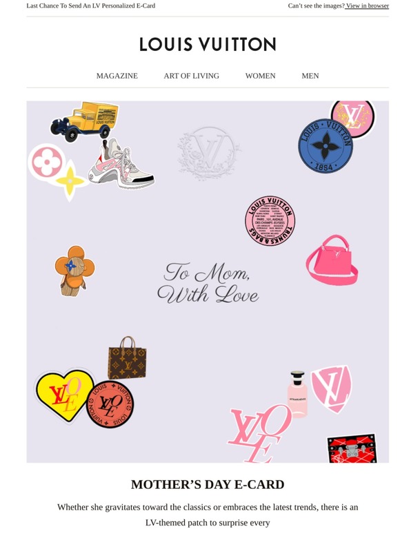 Louis Vuitton: Last Chance To Send An LV Personalized E-Card | Milled