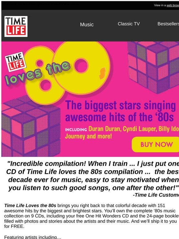 TimeLife: Music to get you moving! | Milled