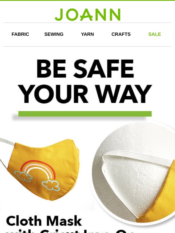 JoAnn: Make face masks that are comfortable and easy to wear! Check out ...