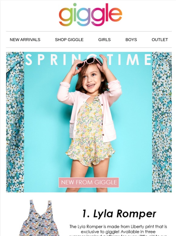 Giggle: NEW from giggle! Girly girl styles for Spring! 🌸 | Milled