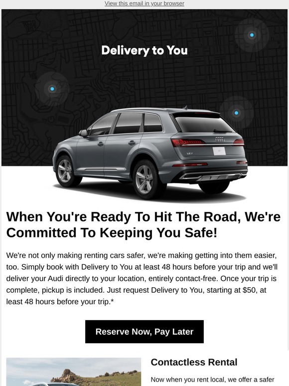 Silvercar: Introducing: Contactless Audi Delivery & Pickup | Milled