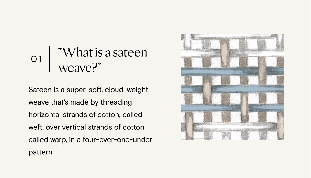 Boll & Branch: What even is a sateen weave? | Milled