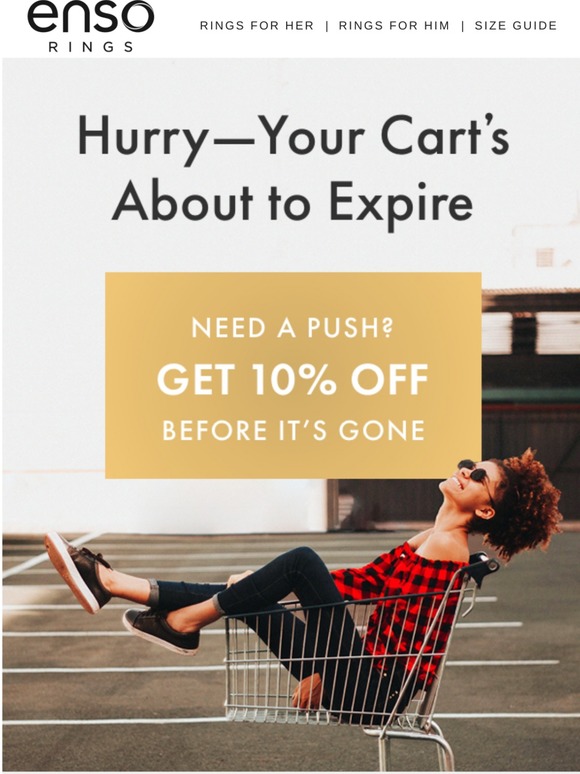 Enso Rings: Your cart's about to expire | Milled