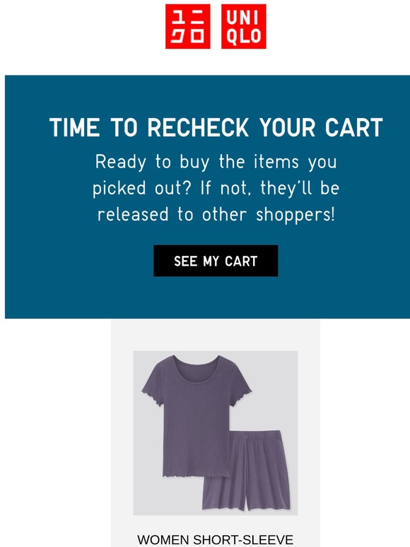 UNIQLO: Your cart is still ready! | Milled