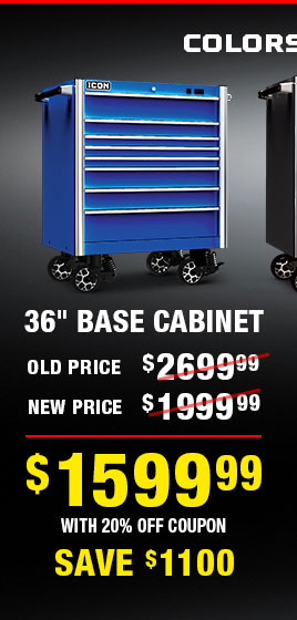 Harbor Freight Tools: Our best prices EVER on ICON Tool Storage | Milled