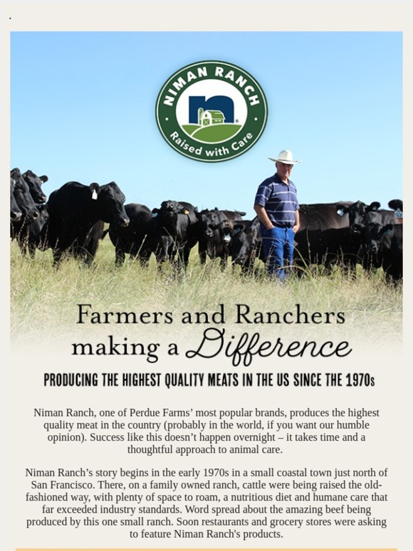Perdue Farms: Niman Ranch Meat is the BEST of the Best. Here's Why ...