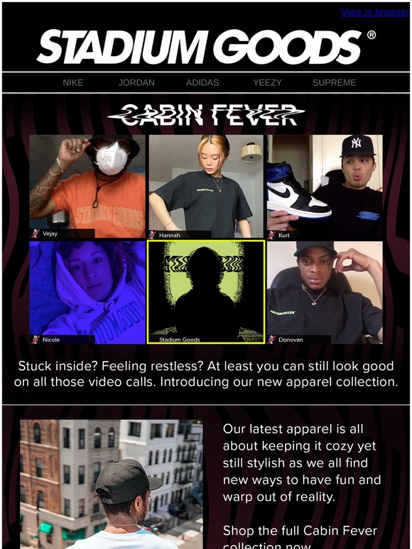 Stadium Goods: Introducing the Cabin Fever collection | Milled