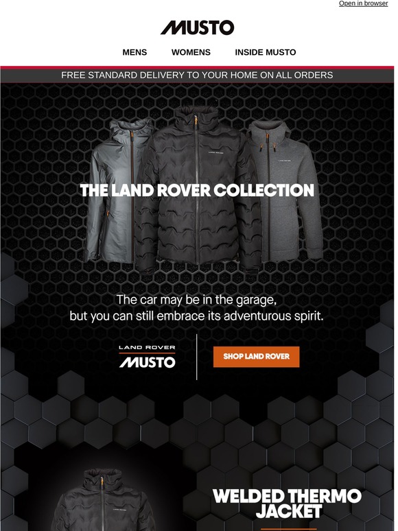 Musto: Musto x Land Rover | Milled