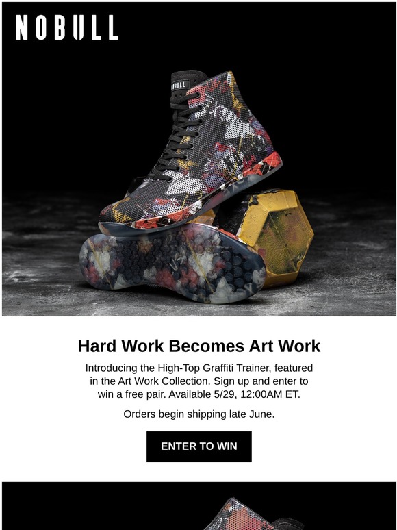 NOBULL: Introducing the High-Top Graffiti Trainer. | Milled