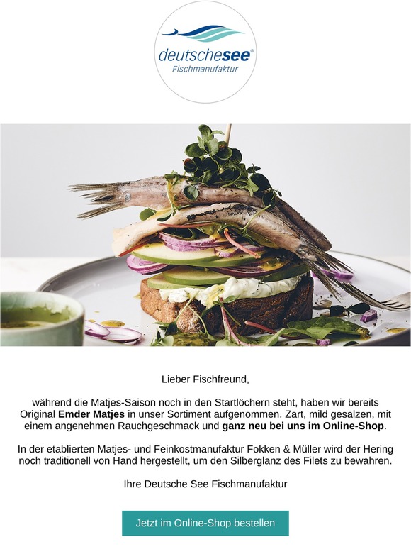 Deutsche See: NEU im Shop! Emder Matjes | Milled