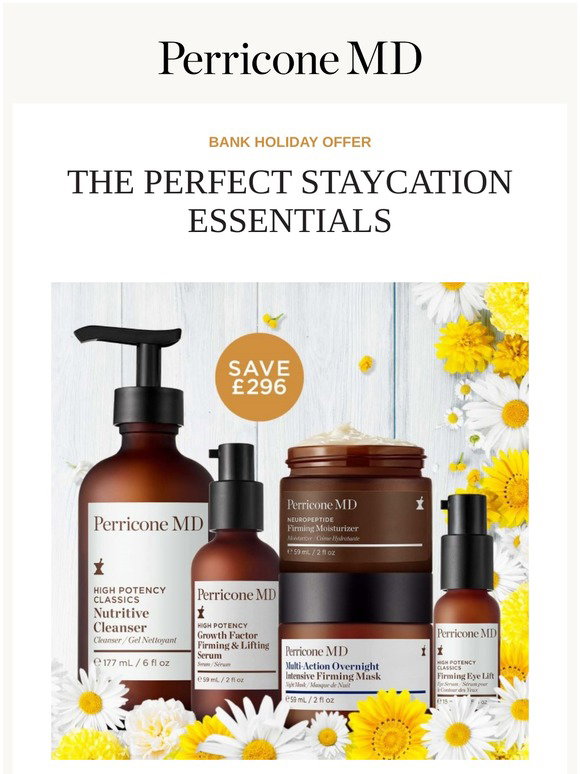Perricone MD: BANK HOLIDAY OFFER! Save 60% on this New Kit | Milled