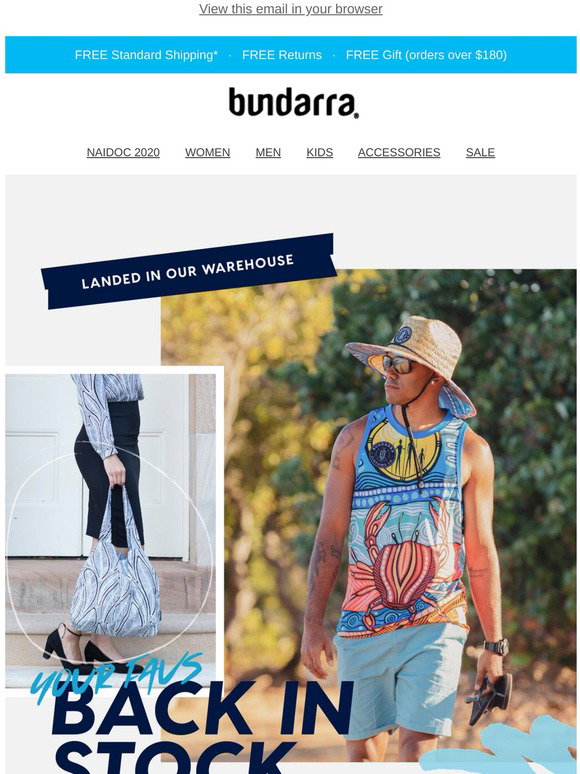 Bundarra Sportswear: BEST SELLERS ARE BACK IN STOCK! | Milled