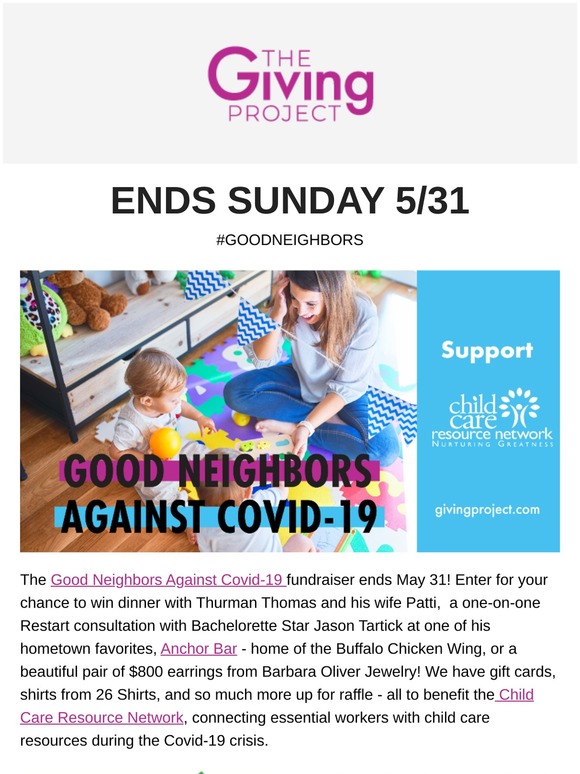 The Giving Project: Good Neighbors Campaign Ends 5/31 ⏰! Enter to win ...