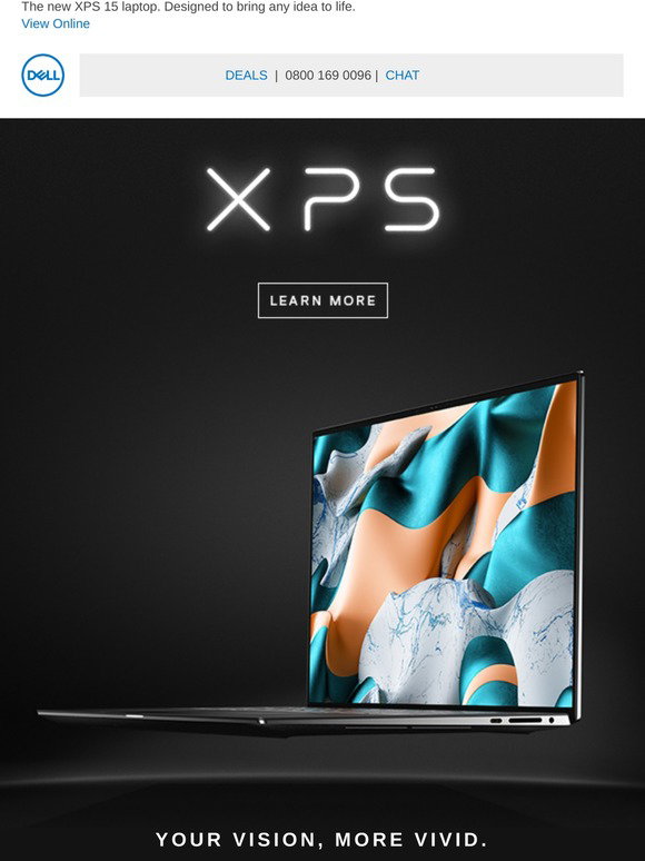 Dell: Introducing the all new XPS 15 laptop. One screen. Sixteen ...