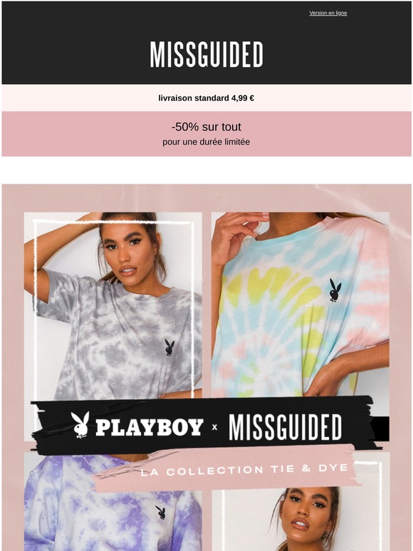 Missguided: La collection tie & dye ⚡ PLAYBOY x MISSGUIDED | Milled