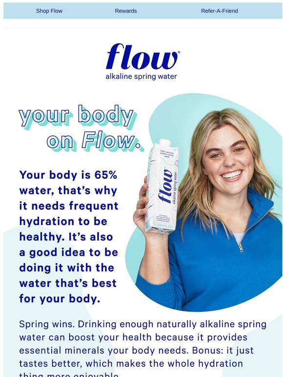Flow Hydration: Upgrade your hydration with Flow. | Milled