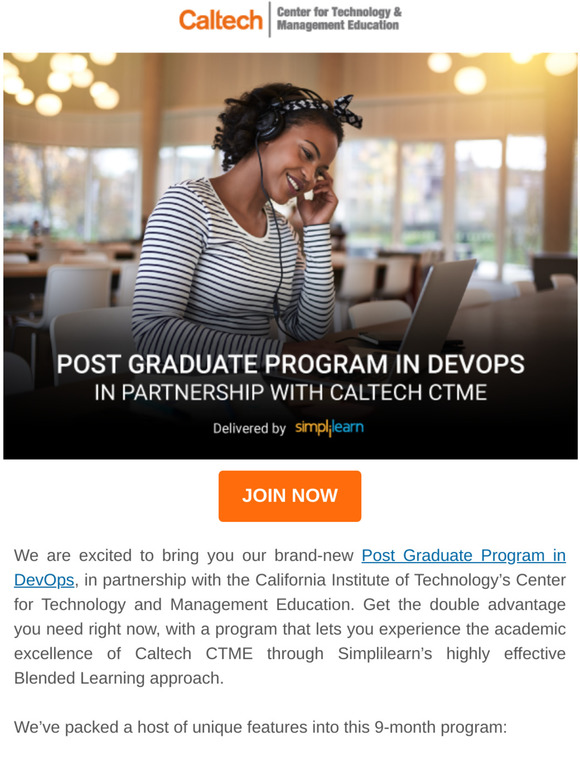 Simplilearn Introducing The Post Graduate Program In Devops From
