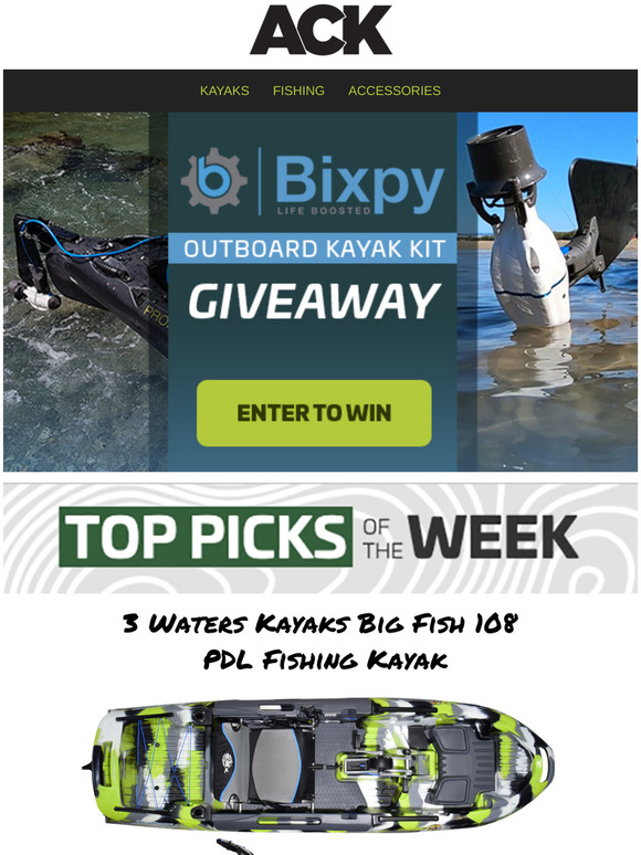 Austin Kayak: Fishing for New Gear? Try the 2020 Big Fish 108 PDL ...