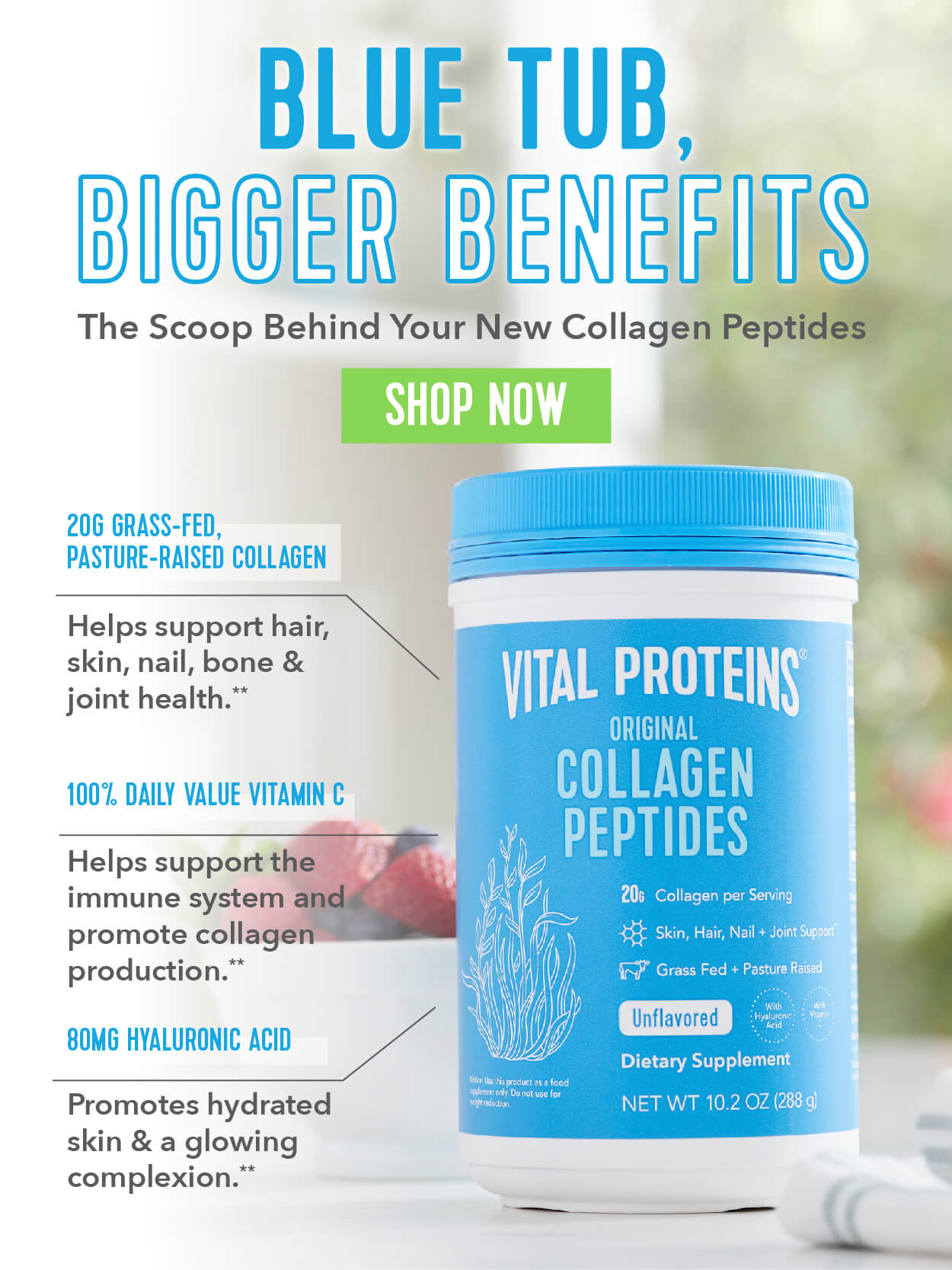 Vital Proteins: Blue Tub, Bigger Benefits 💙 | Milled