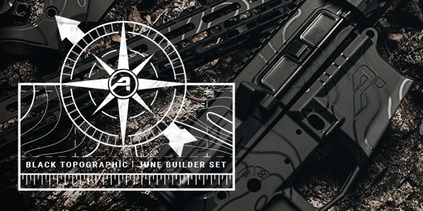 aero precision: Black Topographic Camo Builder Sets now available! | Milled