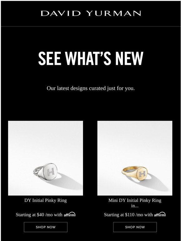 David Yurman: New Designs Are Here! | Milled