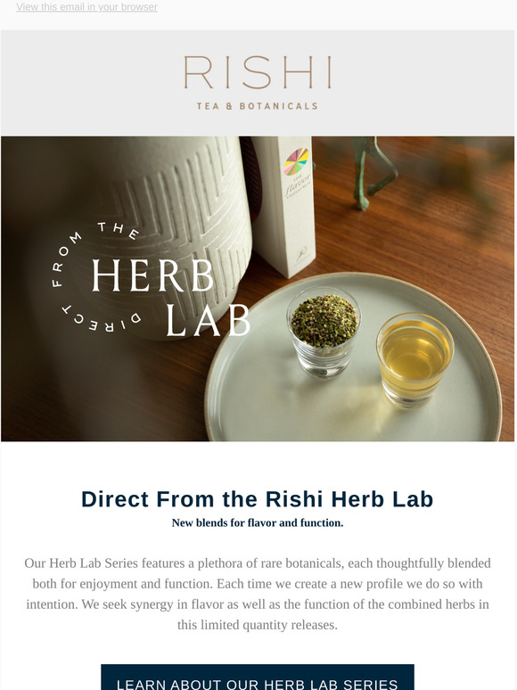 Rishi Tea: New Limited Edition Blends from the Rishi Herb Lab | Milled