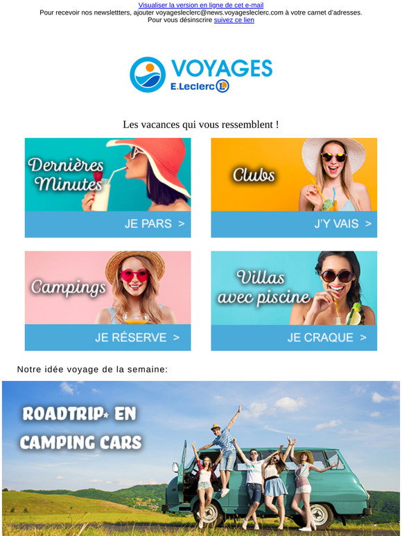 Leclerc Voyages: A quoi ressembleront vos vacances d'été ? | Milled