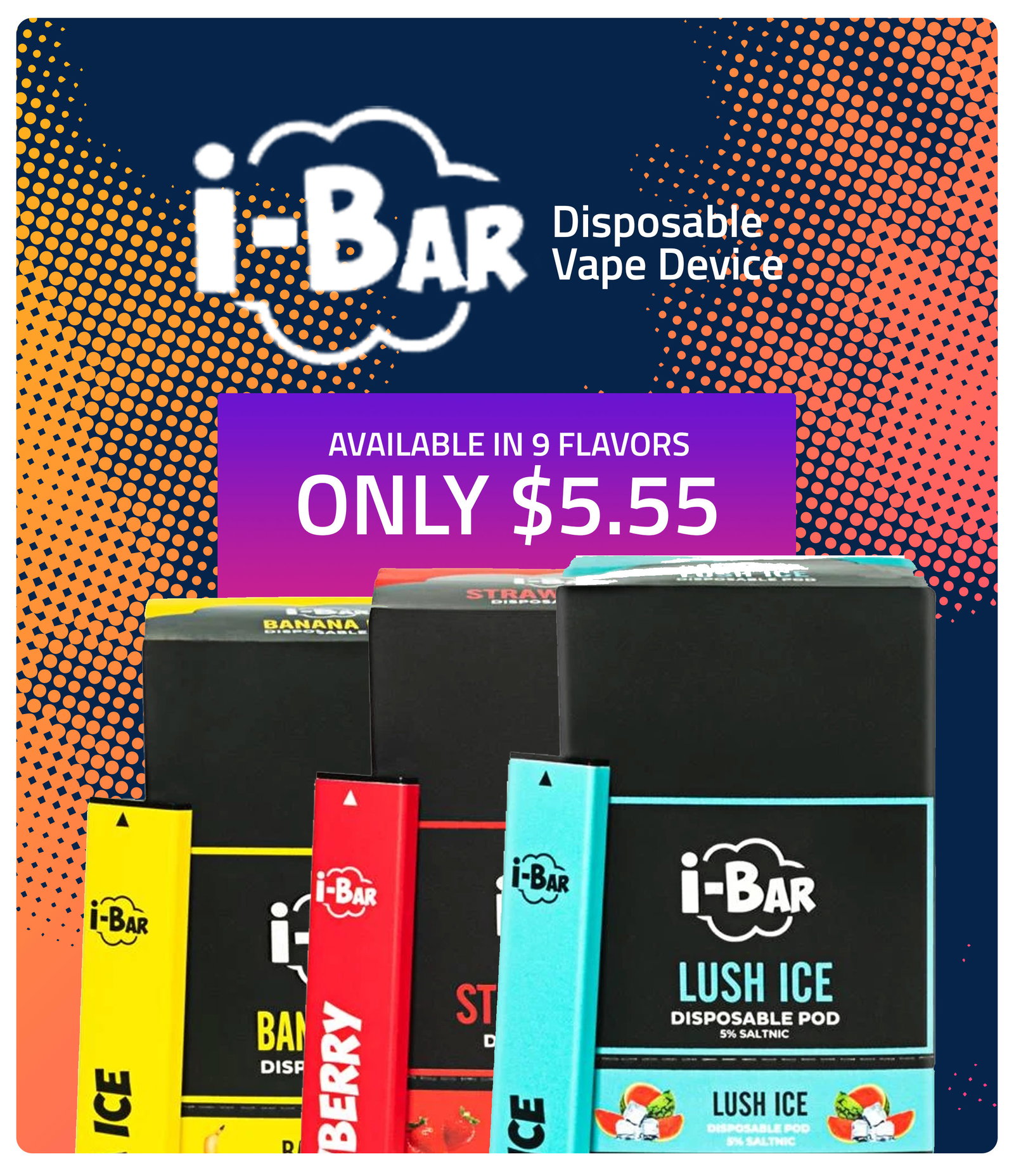 EightCig LLC: i-Bar Disposable Vapes Come in 9 Great Flavors | Milled