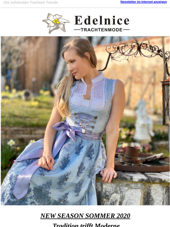 Edelnice Trachtenmode: New Season Sommer 2020 / Top Dirndl und ...