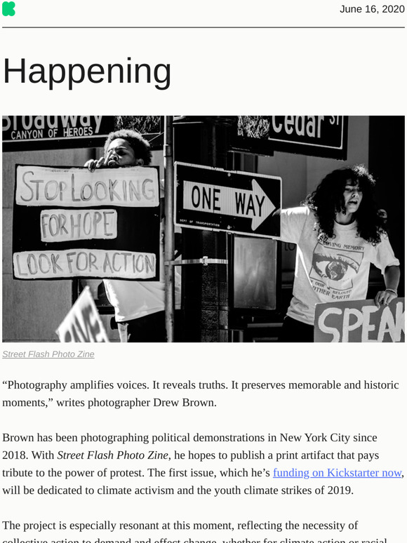 Kickstarter: The power of protest | Milled