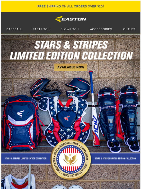 Rawlings: NEW RELEASE! Shop Easton's Limited Edition Stars & Stripes ...