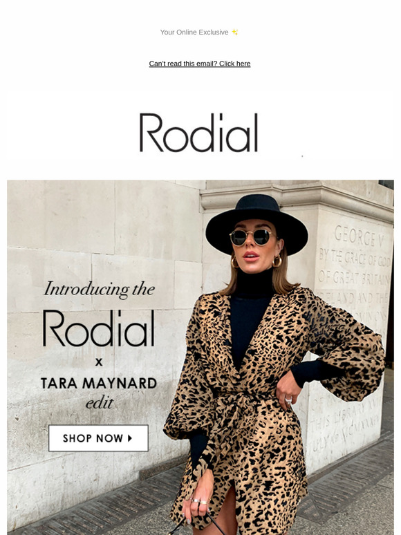 Rodial: The Rodial x Tara Maynard Edit | Milled