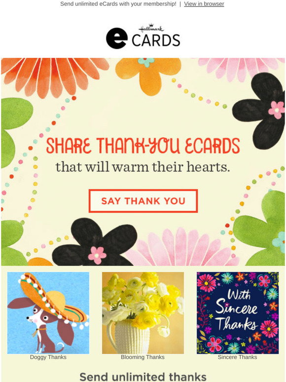 Hallmark: Show appreciation for those in your life with eCards | Milled